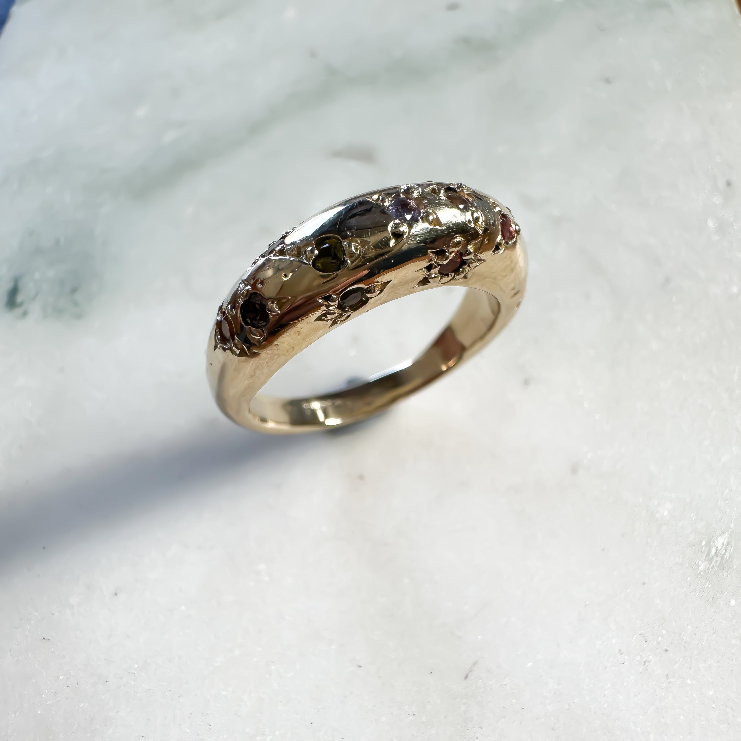 Sapphire Bomba Ring : Made to Order | Midnight Kiss Jewellery